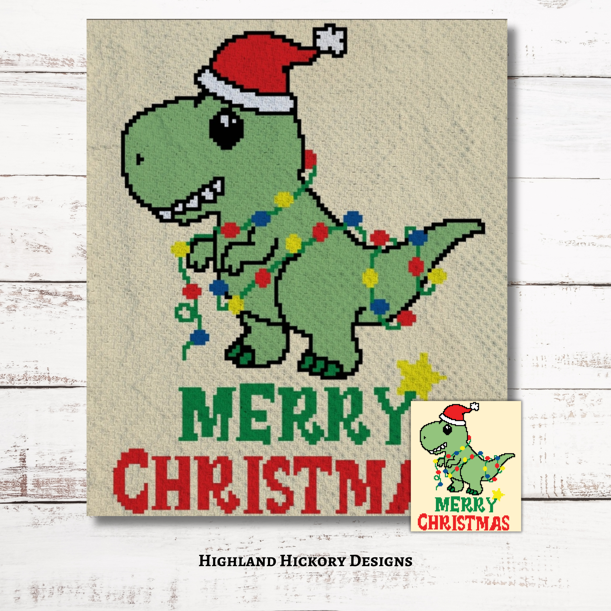 Christmas Dinosaur Graph